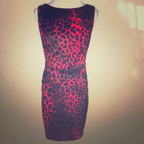 Cache | Dresses | Cache Red And Black Dress | Poshmark